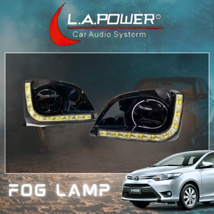 TOYOTA VIOS 2013-2016 FOG LAMP DRL DAYLIGHT LED | Lazada