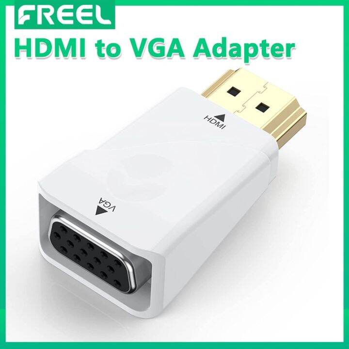 FREEL HDMI to VGA Adapter, HDMI Male to VGA Female Converter Adaptor ...
