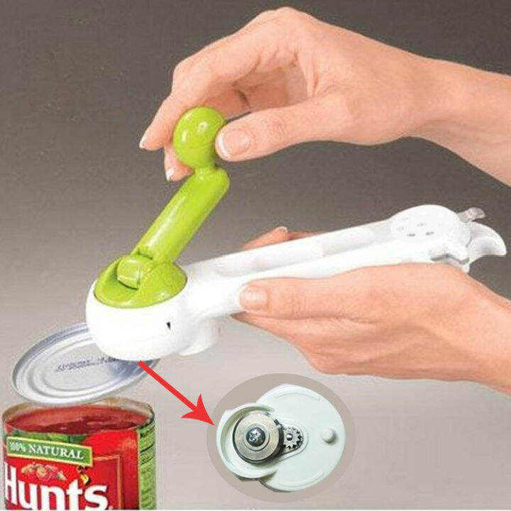 7in1 Multifunctional Can and Bottle Opener Knife Slicker Easy Open Jar ...