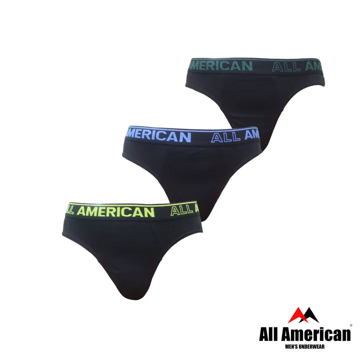 All American Outside Garter Brief - Assorted (3 in 1) AAB-106 | Lazada PH