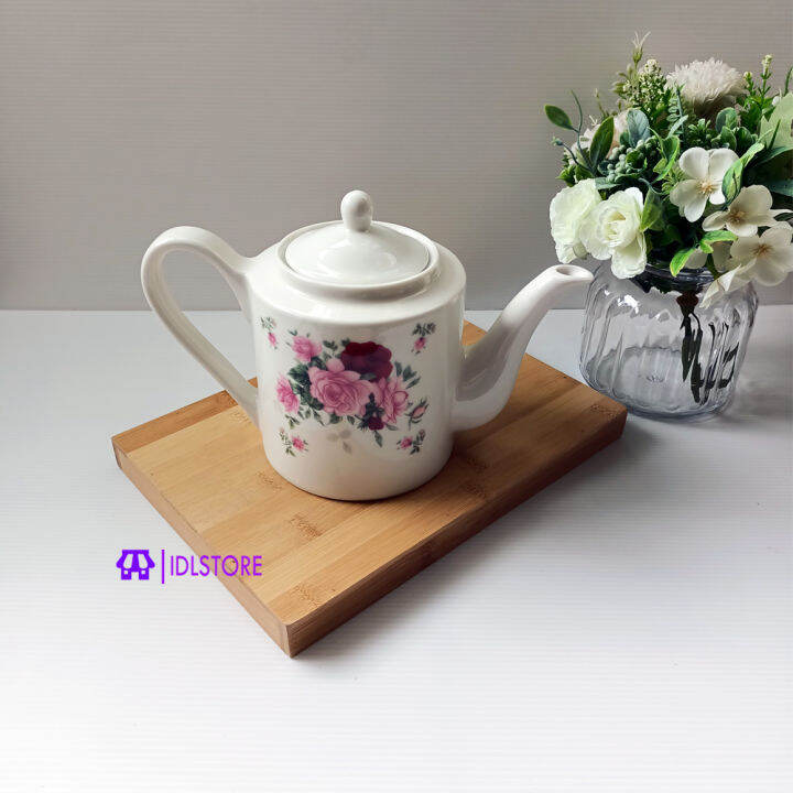 1.3L Tea Pot Water Pot Coffee Tea Servers Teko Air Panas Teko Kopi ...