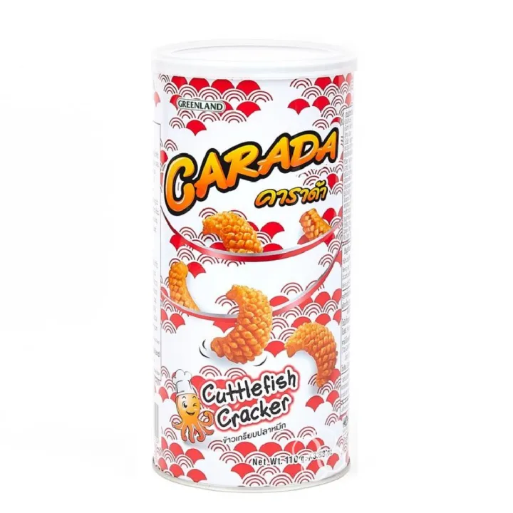 Carada Cuttlefish Cracker 110g | Canister | Sealed Freshness ...