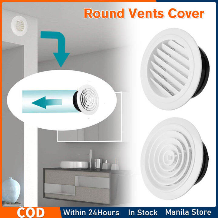 Round Air Vent Air Vent Extract Valve Grille ABS Louver Grille Cover ...