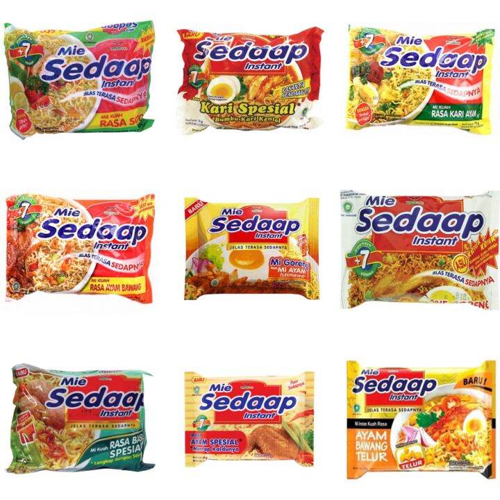 Mie Instan Sedaap Mie Kuah Mie Goreng Sedap | Lazada Indonesia