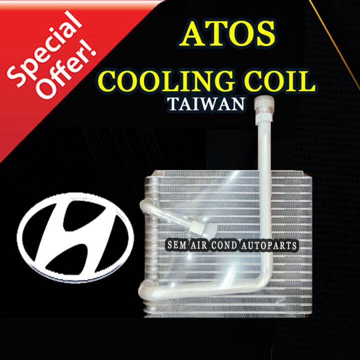 HYUNDAI ATOS TAIWAN NEW COOLING COIL/ EVAPORATOR (CAR AIRCOND SYSTEM ...