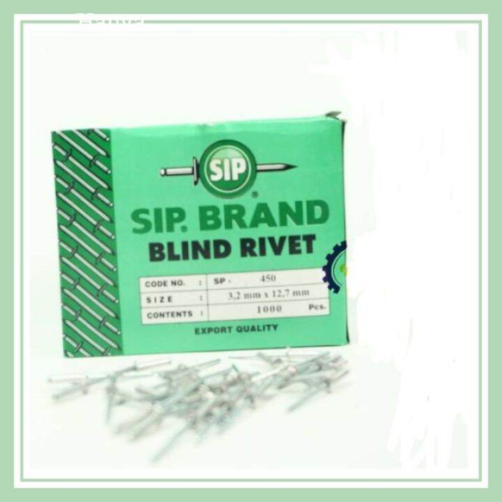 Paku Rivet 450 SIP ukuran 3,2x12,7mm / Blind Rivet Aluminium Dus ...