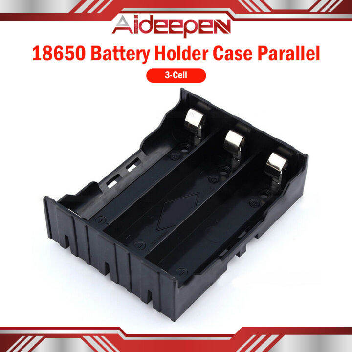 Original Aideepen 3-Cell 18650 battery holder case parallel battery ...