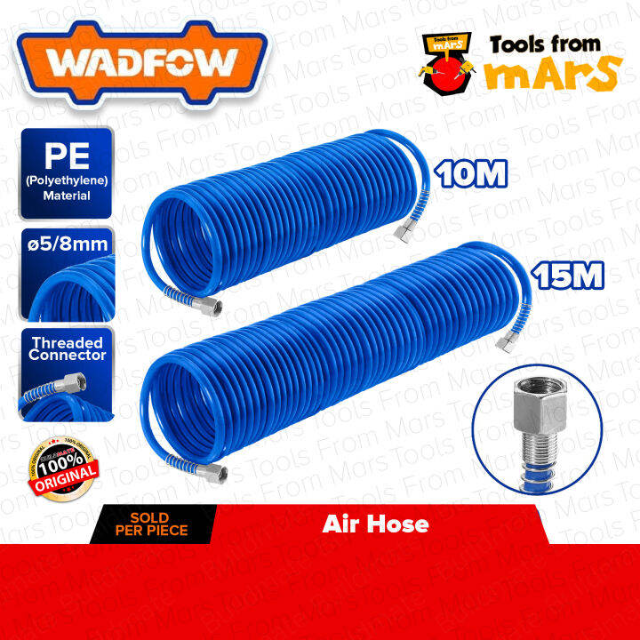 WADFOW Air Hose 10M | 15M Breathing Air Compressor Hose Tube Spring ...