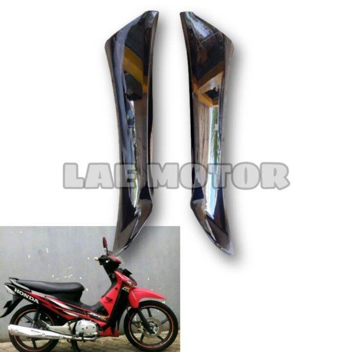 Cover balok sayap bagian luar Honda Supra x 125D Hitam | Lazada Indonesia