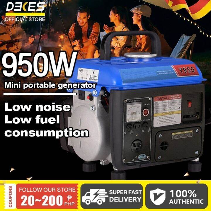 Portable Gasoline Generator 950W 60HZ Ultra Quiet High Quality Mini ...