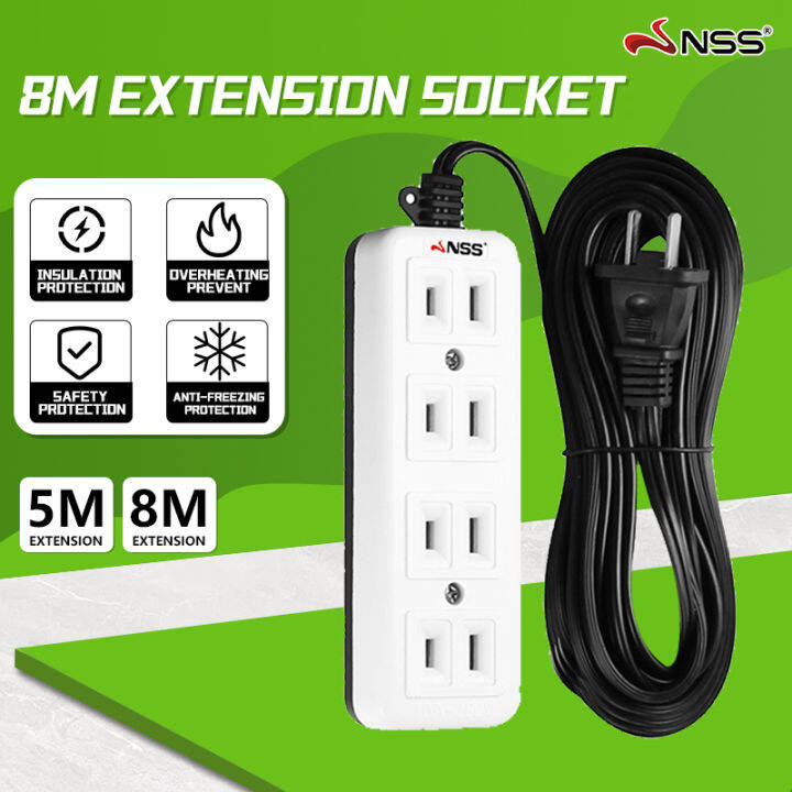 Nss extension wire multifuntion extension outlet socket power extension ...