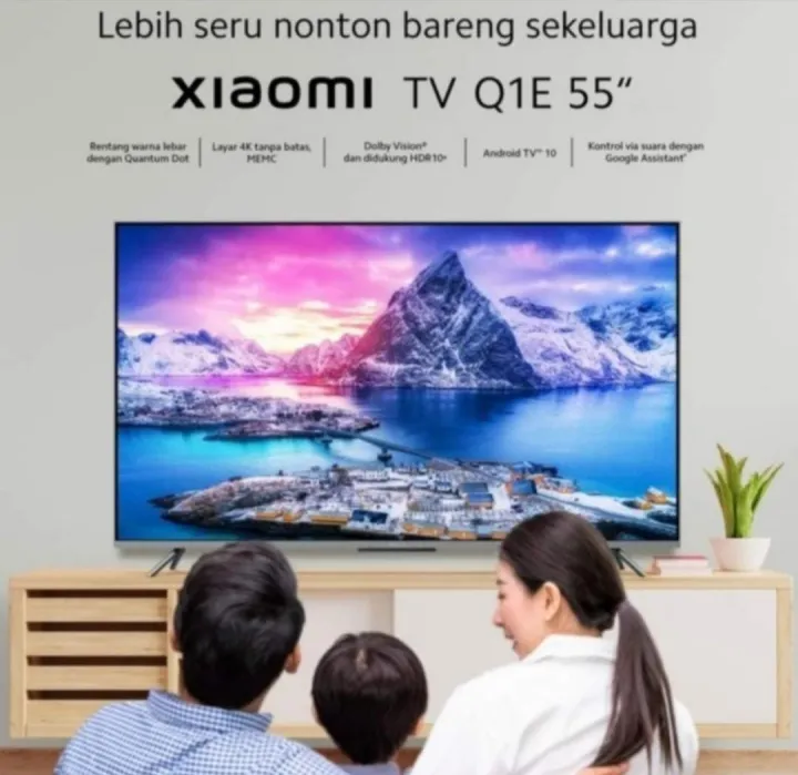 QLED UHD 4K Android TV 55 Inch Xiaomi Type: Q1E 55 (Khusus Medan ...