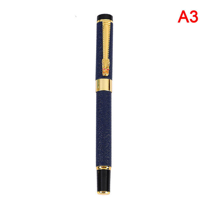 Sissi Classic Design Full Metal Luxury Dragon Crystal Ink Fountain Pen ...