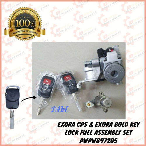 PROTON EXORA CPS BOLD KEY SET REMOTE BUTTON KUNCI START PINTU PW897205 ...