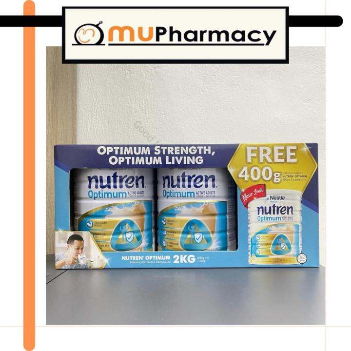 Popular Nestle Nutren Optimum 400G 800G 2X800G FOC 400G2X800G FOC Theos | Lazada