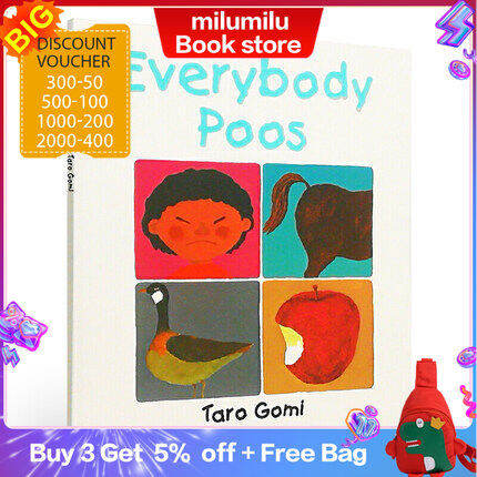milumilu Everybody Poos Taro Gomi Everyone Poops Parents and children's ...
