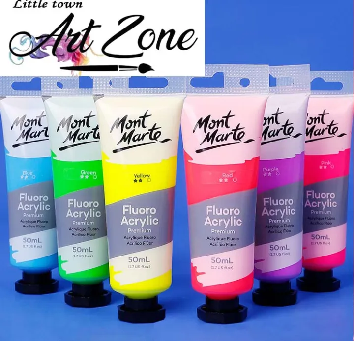 Mont Marte Fluro Acrylic paint 50ml | Lazada PH