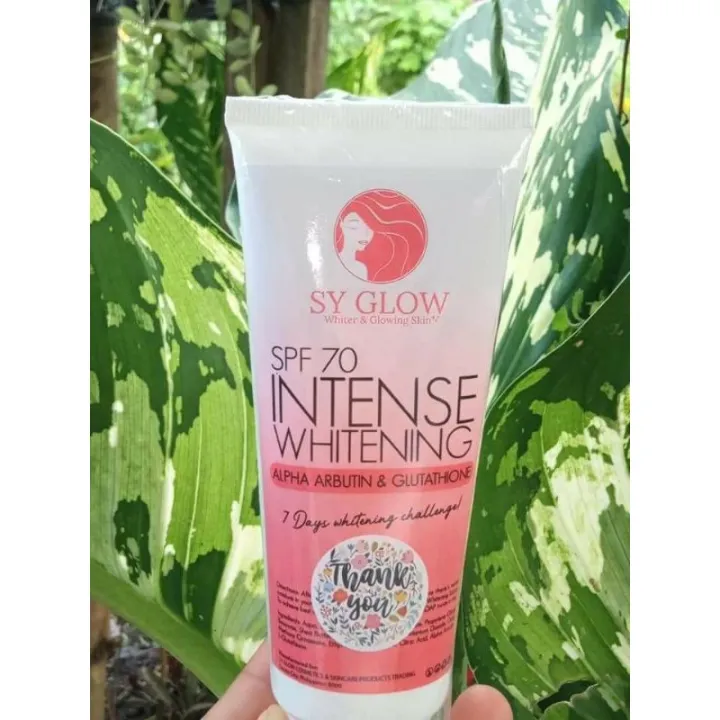 SY GLOW SPF 70 INTENSE WHITENING LOTION(TRAVEL PACK) | Lazada PH