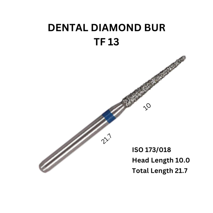 DENTAL DIAMOND BUR TF 13, Stainless, 5pc set | Lazada PH