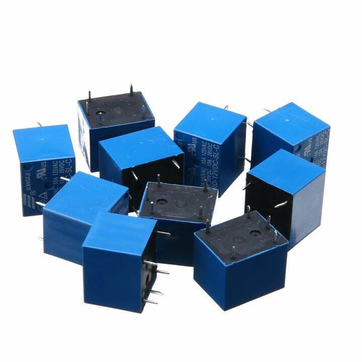 2pcs/5pcs/10pcs Srd-12vdc-sl-c Power Relay T73-12v 10a 5 Pins ...