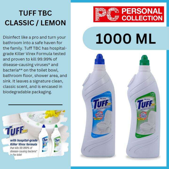 Personal Collection Tuff TBC Toilet Bowl Cleaner - 1000ml | Lazada PH