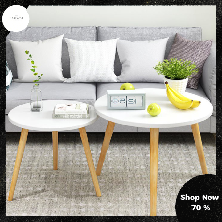 🌟Garish Furniture🌟โต๊ะกาแฟ โต๊ะข้างโซฟา โต๊ะข้างเตียง โต๊ะข้างทรงXB ...