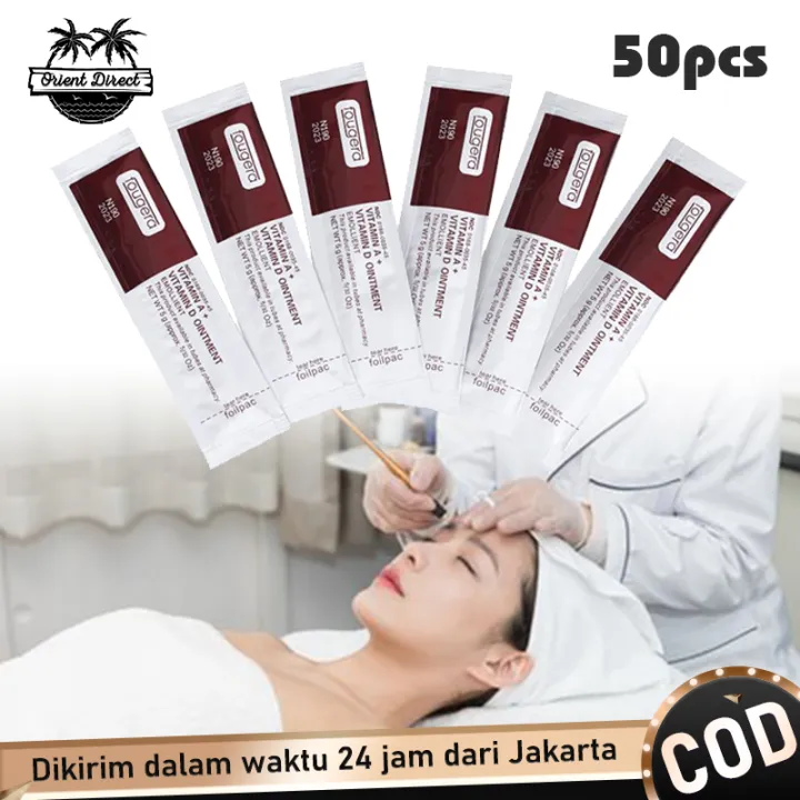 50pcs Fougera Aftercare Cream Tattoo After Care Sulam Alis Sachet Dan ...