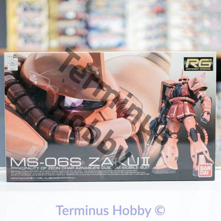 ;V)Bandai RG #02 Zaku II MS-06S 1/144 | Lazada PH