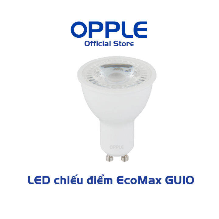 Bóng Đèn Chiếu Điểm OPPLE LED Ecomax GU10 Ánh Sáng Vàng 2700K Góc Chiếu ...