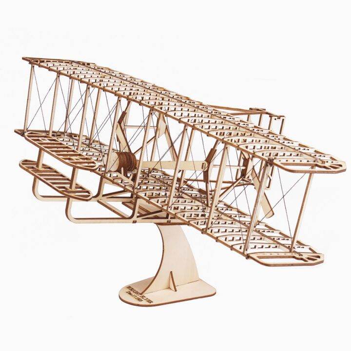 Aircraft Model Wood Airplane Toy Kit Building Collection Wright ...