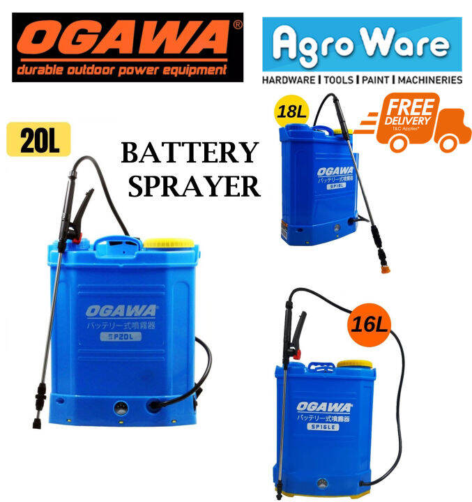PAM RACUN BATERI BATTERY PUMP KNAPSACK SPRAYER - OGAWA PAM RACUN ...