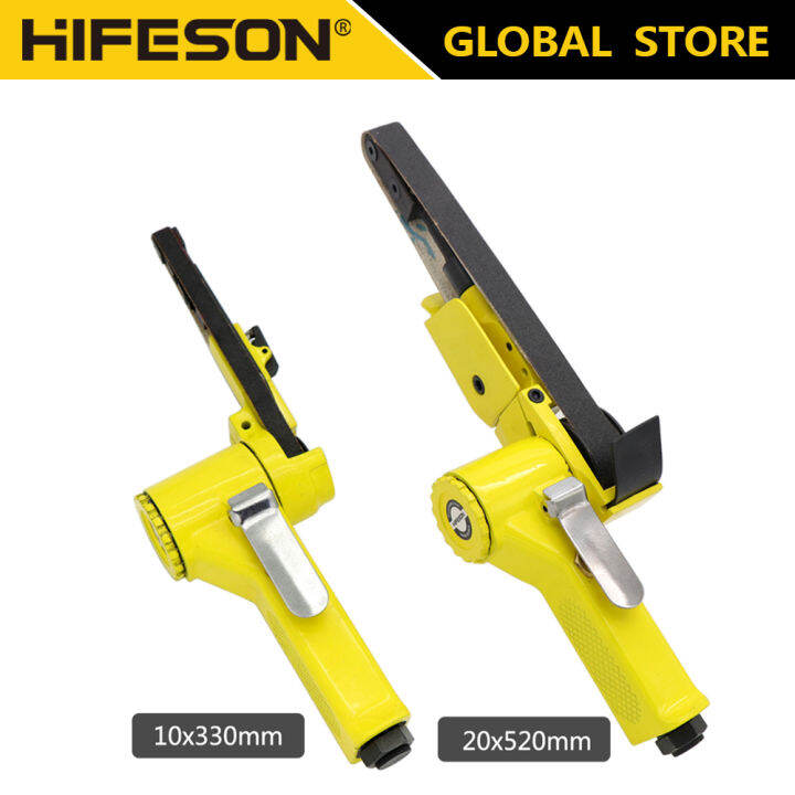 HIFESON Industrial Pneumatic Sander Air Belt Sander Sanding Machine ...