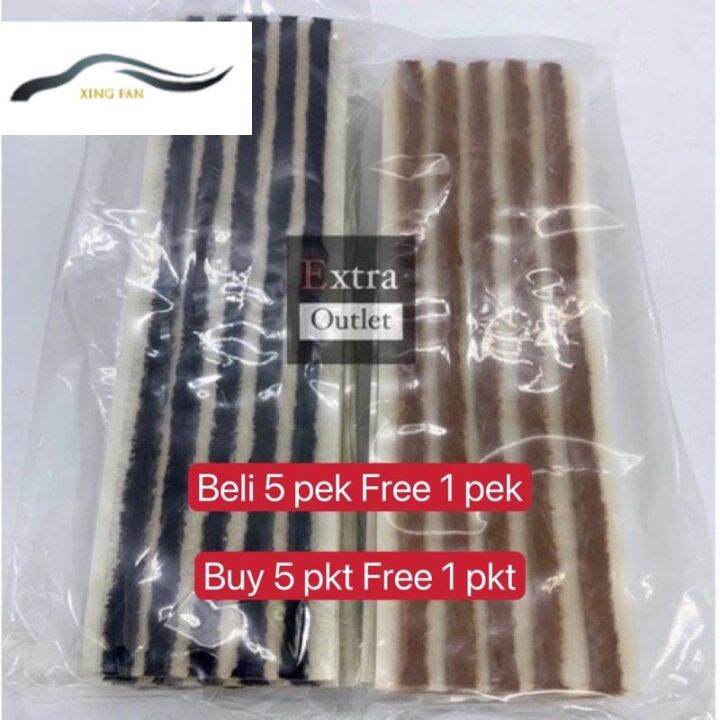 XINFAN Tubeless Tyre Puncture Repair Insert Seal / Pembaiki Kebocoran ...