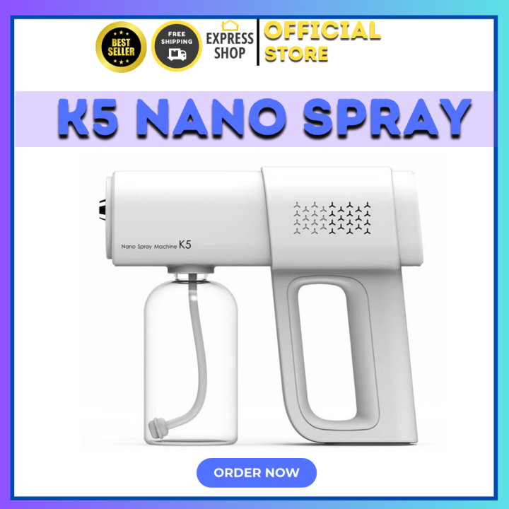HIGH AND QUALITY NANO SPRAY MACHINE K5 NANO SPRAY MIST DISINFECTANT ATOMIZERS SPRAY K5 WIRELESS ...