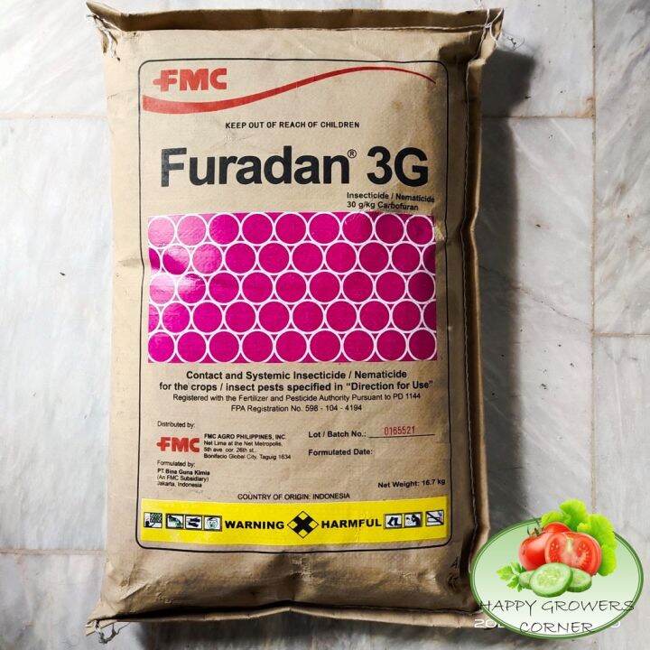 ♞Furadan 3G Broad Spectrum Systemic Insecticide Nematicide (1KG 500 Grams)⚘ | Lazada PH