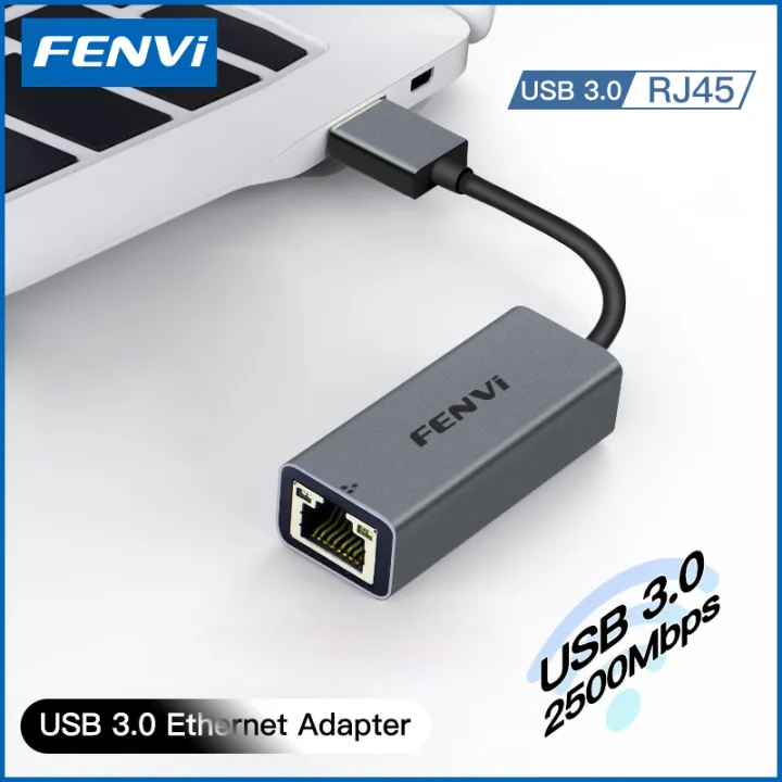 Fenvi USB 3.0เพื่อ RJ45 2.5กรัม Gigabit Ethernet อะแดปเตอร์เครือข่าย ...