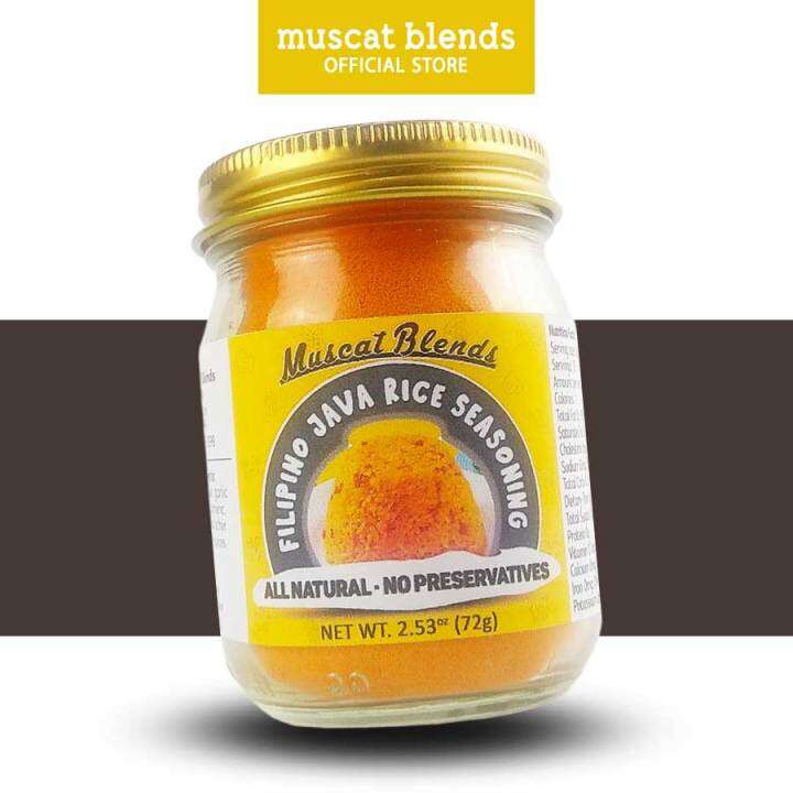 MUSCAT BLENDS FILIPINO JAVA RICE SEASONING 2.53oz (72g) | Lazada PH