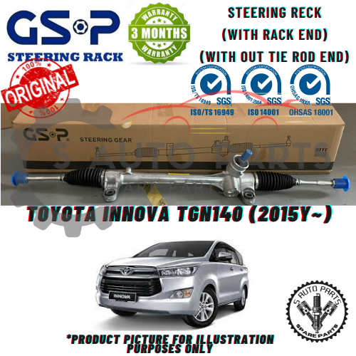 TOYOTA INNOVA TGN140 (2015y~) POWER STEERING GEAR RACK -BRAND 100% ...