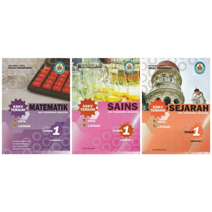 SIRI MODUL LATIHAN KOLEJ VOKASIONAL (SKV) TAHUN 1 SEMESTER 1 | Lazada