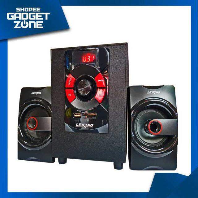 Lexing LX-518 2.1 Multimedia Bluetooth w/ SD/USB Speaker | Lazada PH