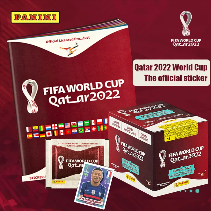 Panini 2022กาตาร์ World Cup Sticker Collection Book LIMIT Soccer Ball ...