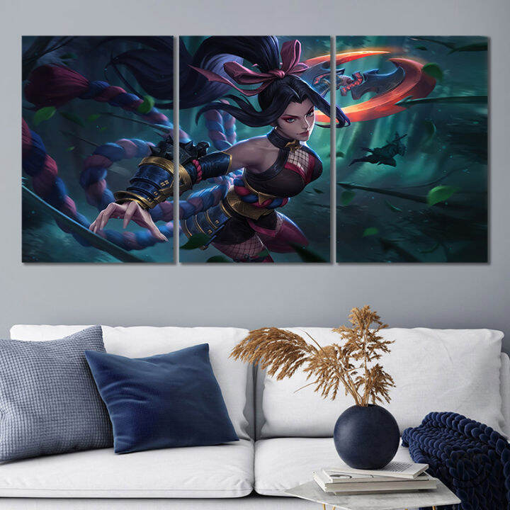3 Piece NO FRAME Hanabi ML Mobile Legends Wallpapers Video Game Poster ...