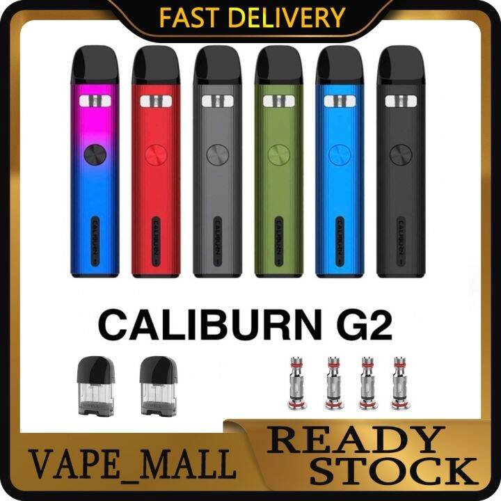 Vape Legit Uwell Caliburn G2 Kit Set Pod 2ml Cartridge 750mAh Battery ...