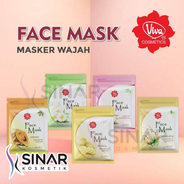 Viva Face Mask 30 gr (SACHET) | Lazada Indonesia