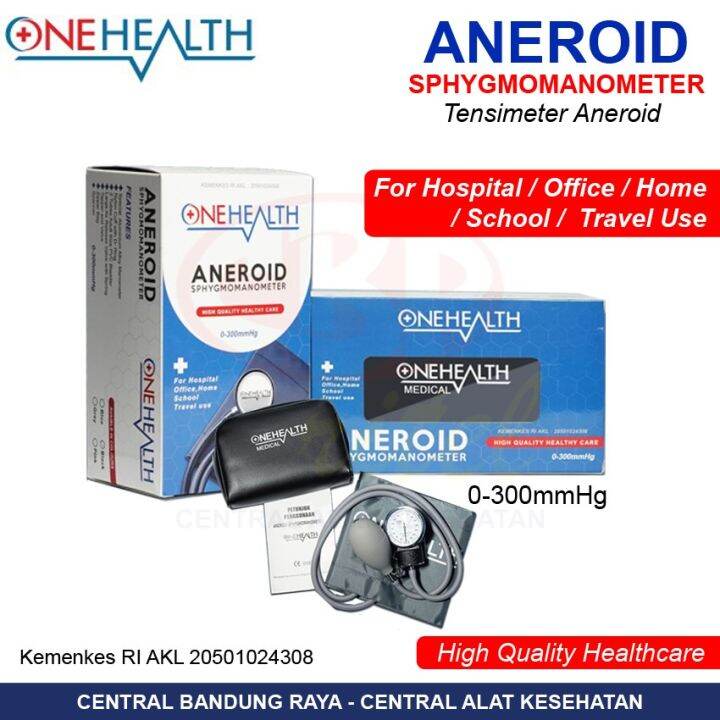 ONEHEALTH Sphygmomanometer Aneroid | Tensimeter Medis Jarum Aneroid ...