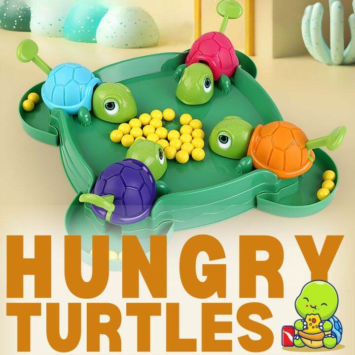 Hungry Turtles Intense Game of Quick Reflexes Board Game by WISHLAND | Lazada PH