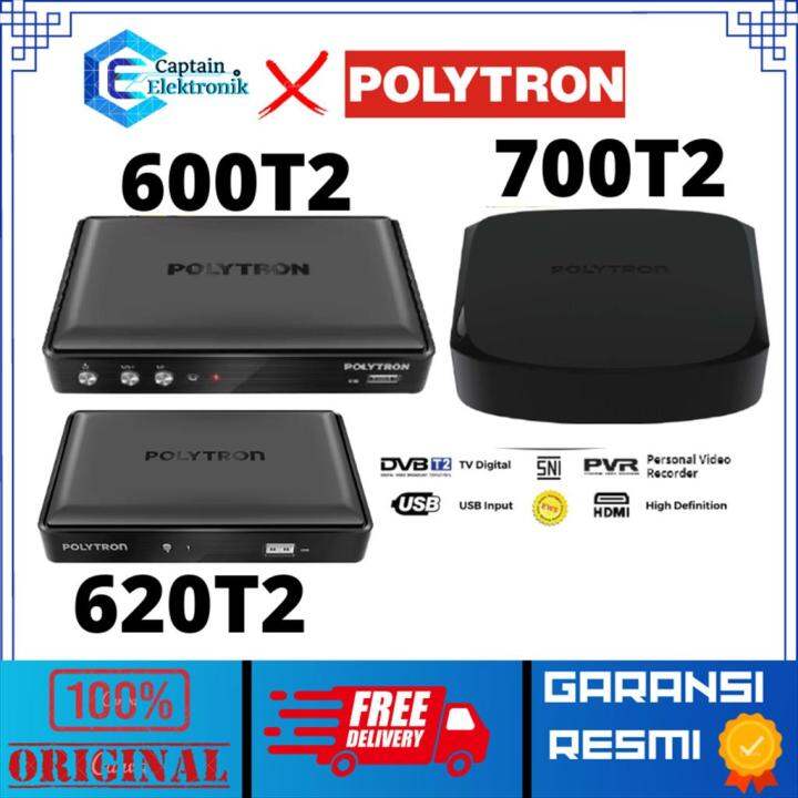 POLYTRON PDV SET TOP BOX STB T2 600T2 / 700T2 / 620T2 ORI DAN RESMI ...