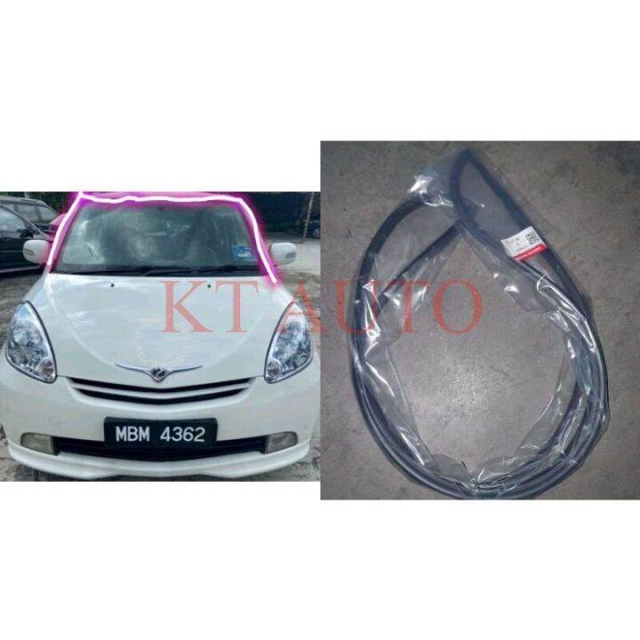 *ORIGINAL PERODUA MYVI 2005 FRONT WINDSCREEN MOULDING RUBBER/ GETAH ...