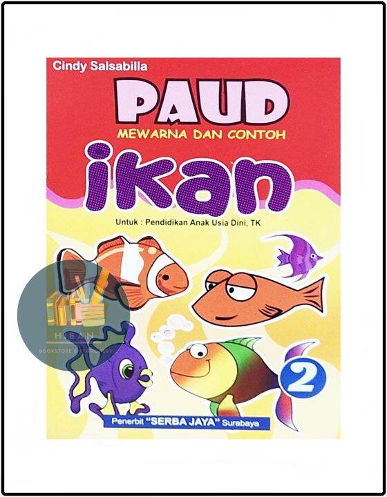 Buku Anak Paud Mewarnai Ikan Jilid 2 Untuk Paud TK | Lazada Indonesia