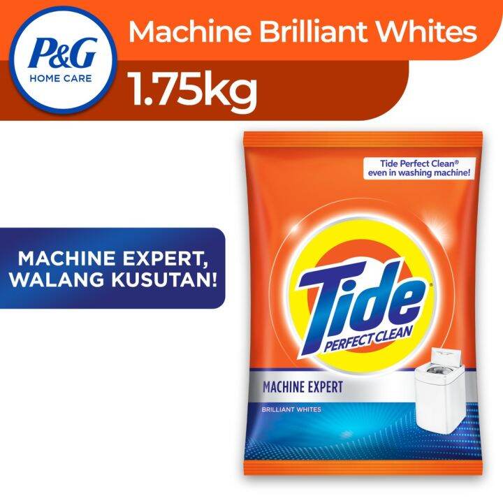 Tide Machine Expert Brilliant Whites Powder Detergent 1.75kg (Laundry ...